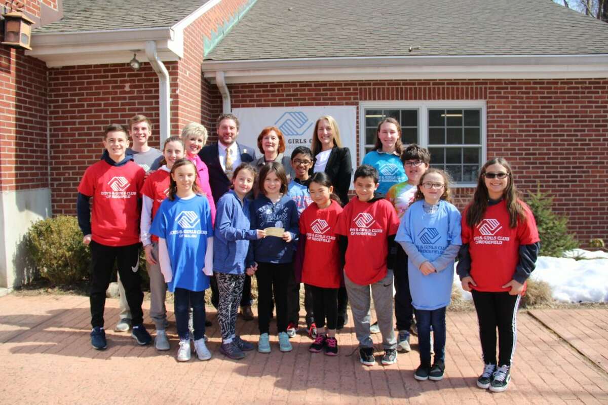 Boys and Girls Club received donation from Ridgefield Thrift Shop