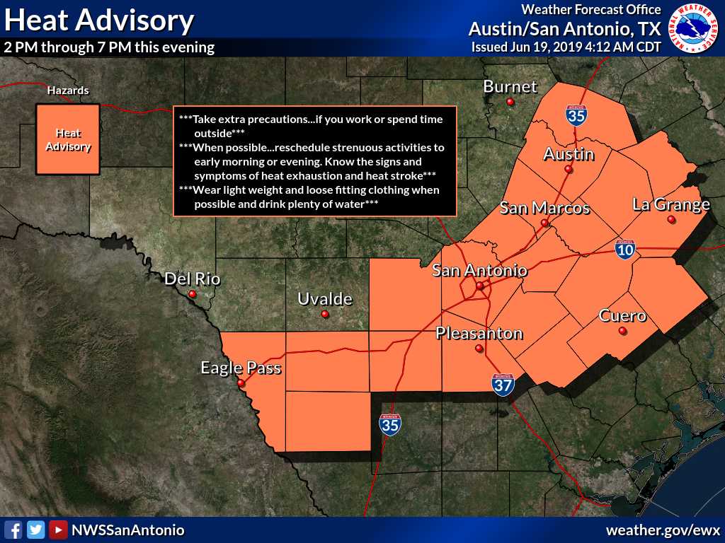 NWS: Heat index may reach 111 degrees in San Antonio area