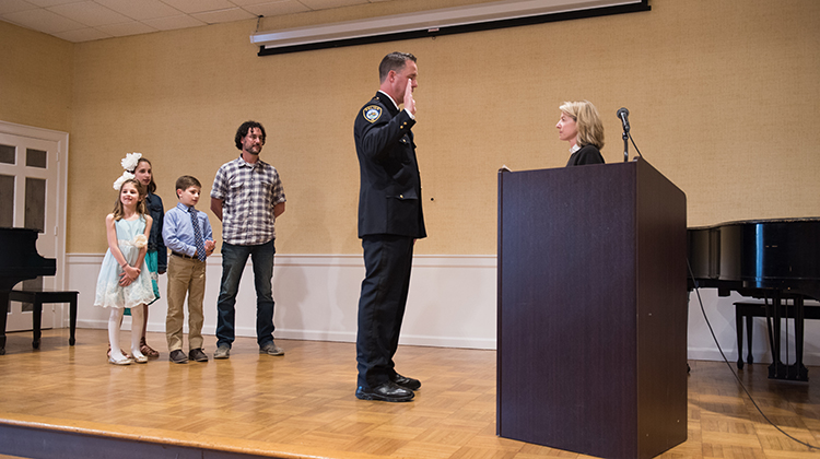 Darien Police Department welcomes three new officers, celebrates recent ...