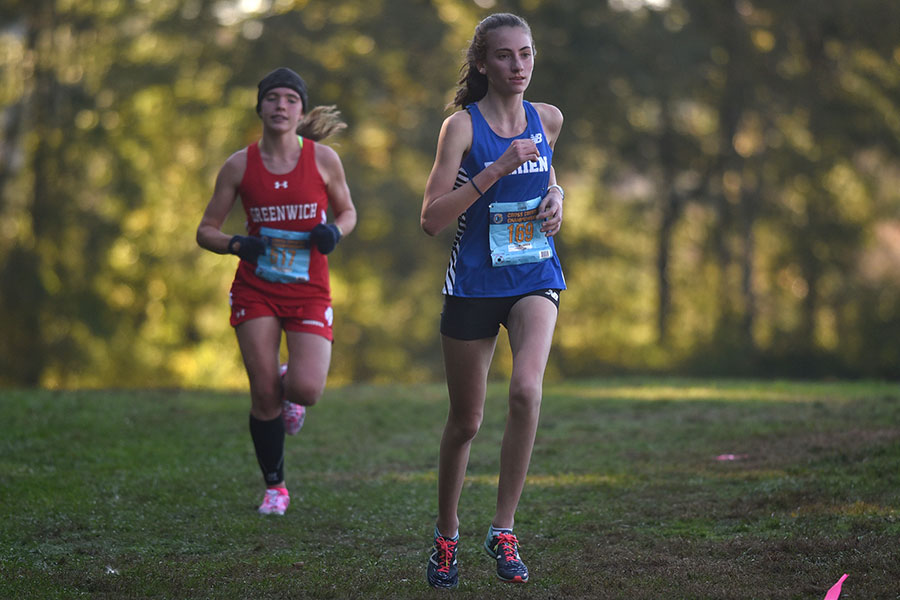 Darien girls run sixth at FCIAC cross country meet; Clas makes First Team