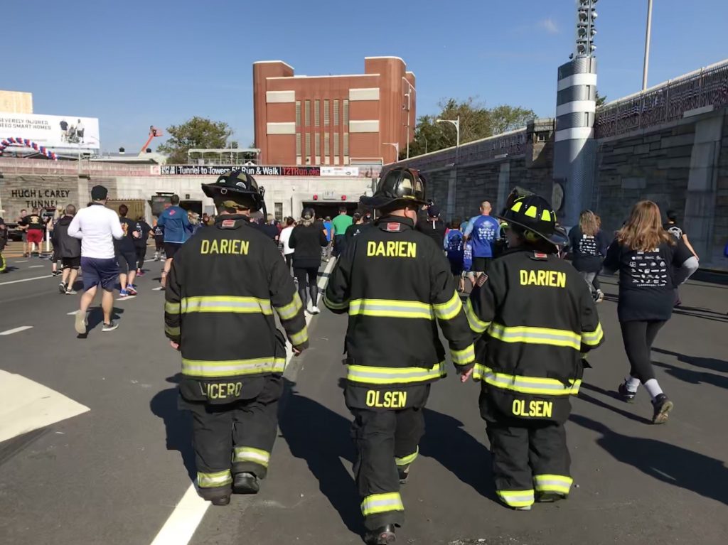 Darien Fire Department participates in annual Tunnel to Towers run