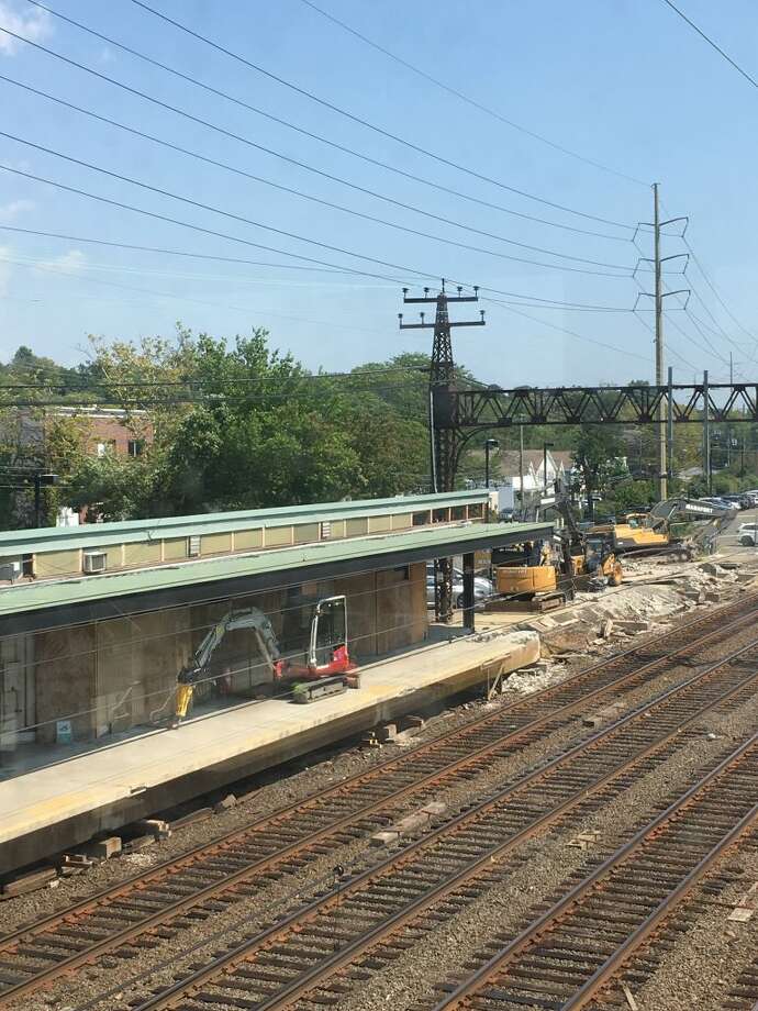 DOT says Noroton Heights train station construction is progressing on ...