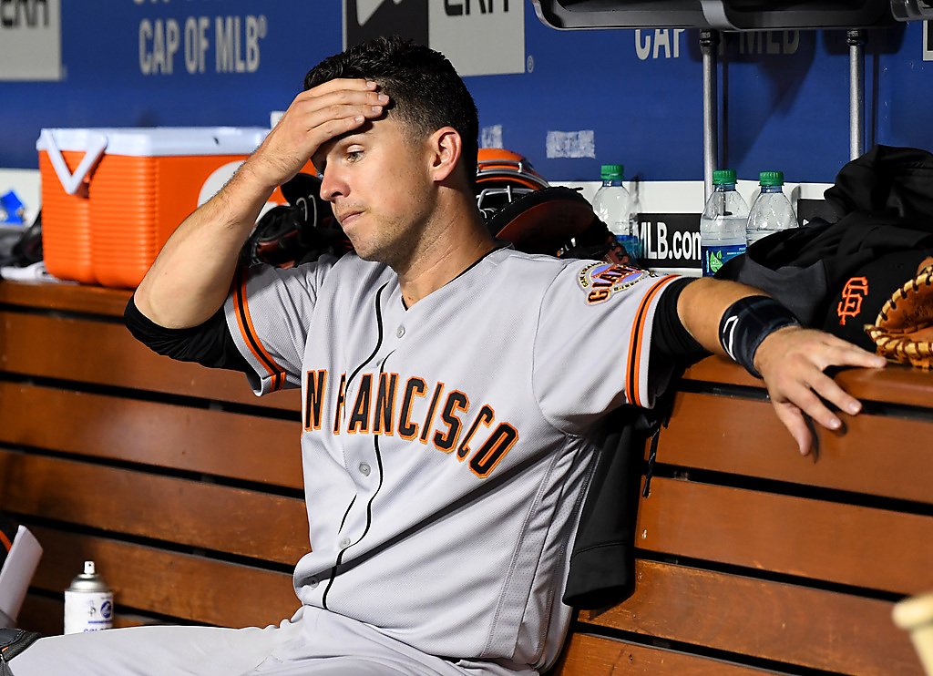 Giants drop Buster Posey into sixth spot amid season ripe with batting ...