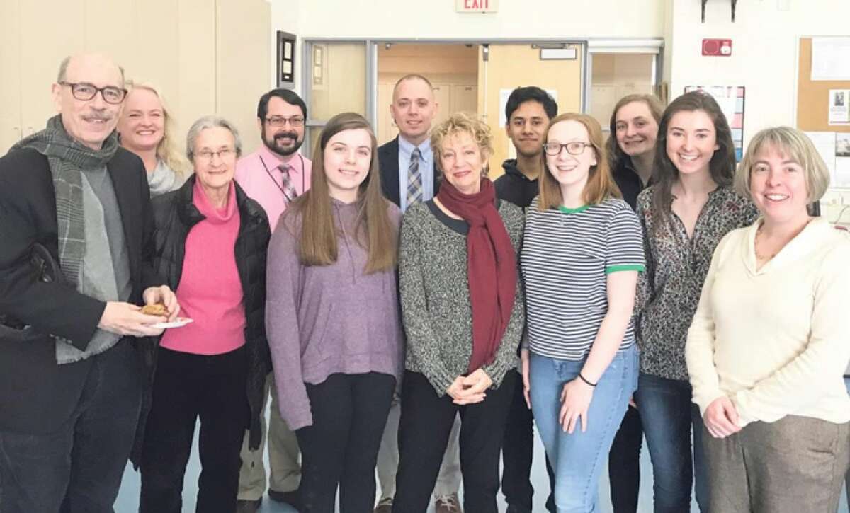 Jamie Bernstein visits Darien High School