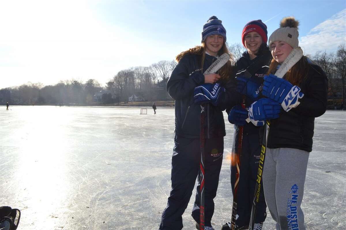 PHOTOS: Skating on Darien's Gorham's Pond is a town and family tradition