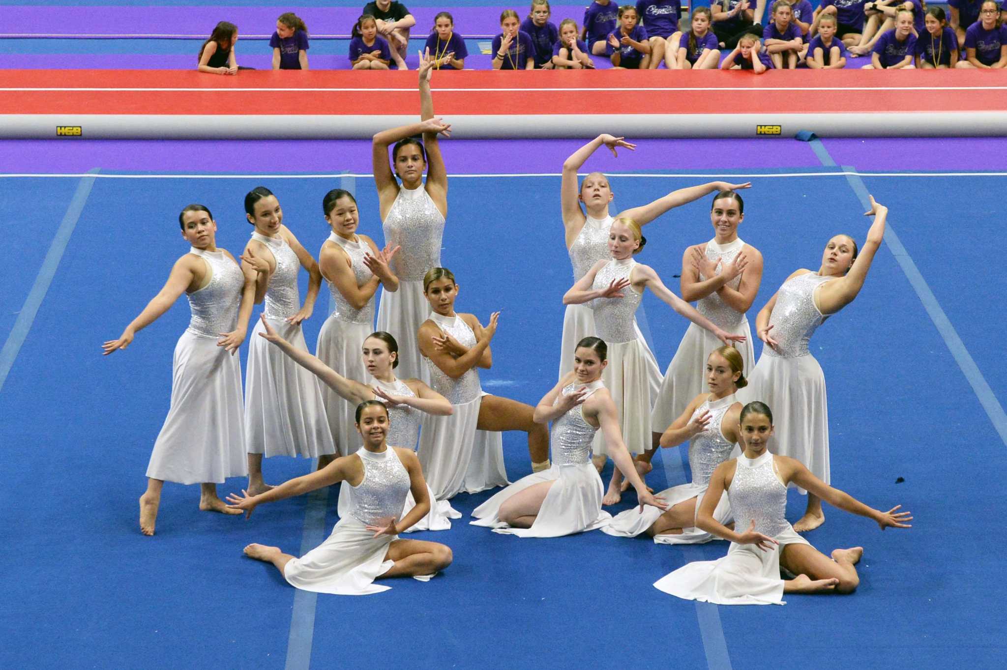 Showcase, local gymnasts shine at Gymnastics For All National Championships