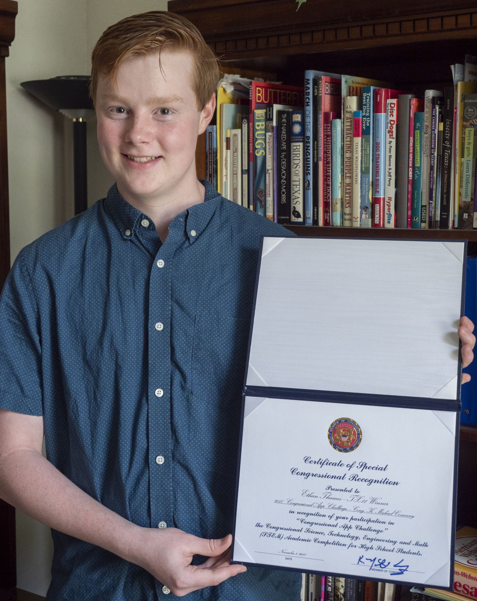 Midland teen is a 2-time winner of Congressional App Challenge