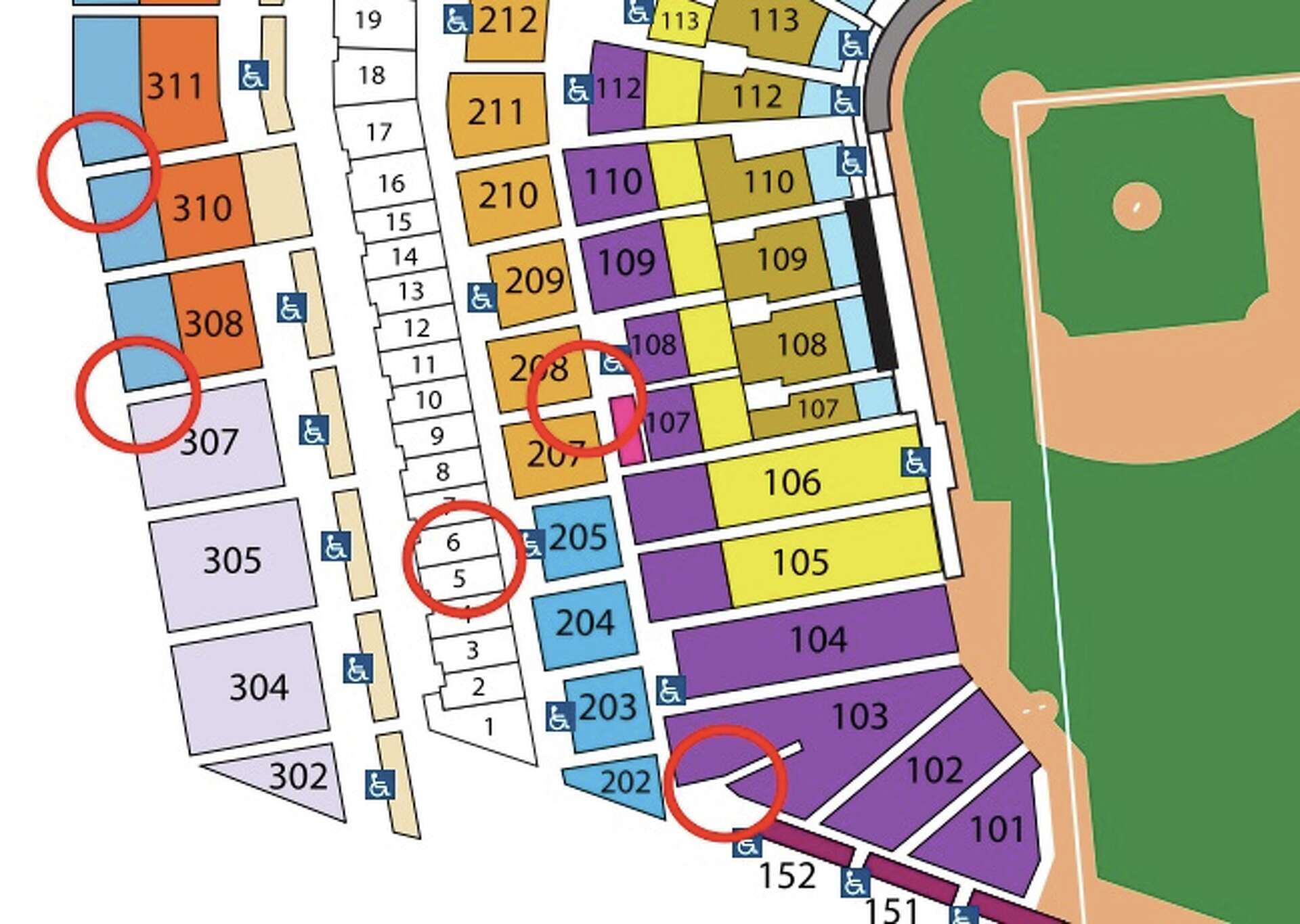 This map of Oracle Park will guide you to the cheapest booze inside the ...