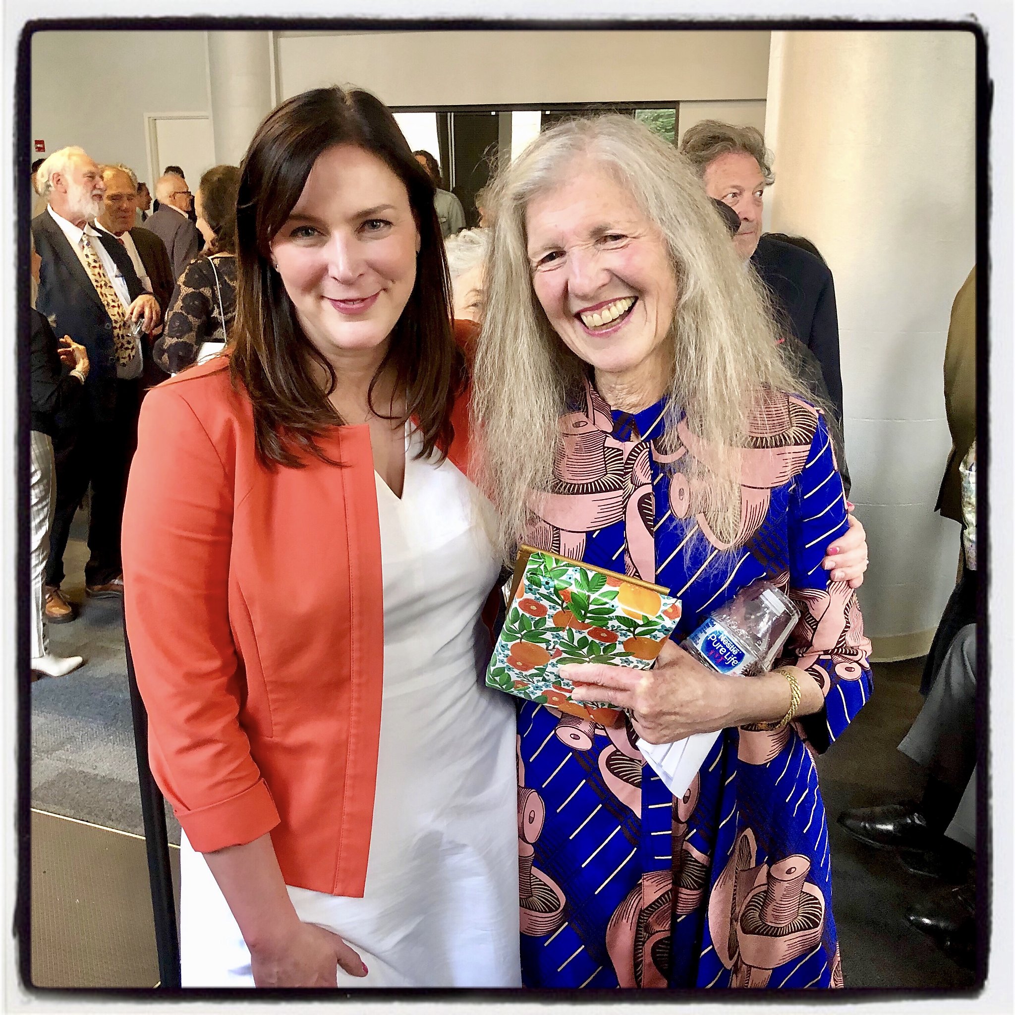 SF Chronicle columnist Leah Garchik gets a big thank you and swell sendoff