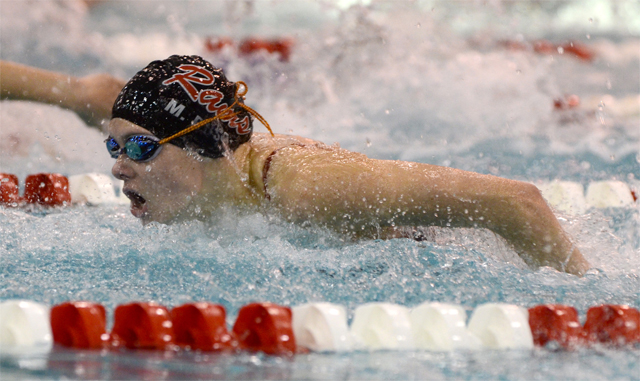 Gold Rusch: Rams' swim star will hit the pool for Duke