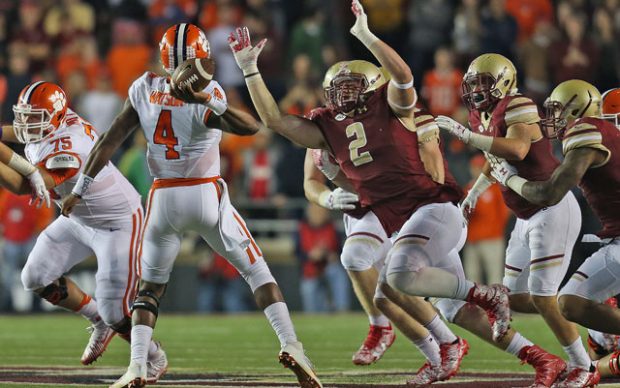 Allen gets first career interception; Boston College football tops ...