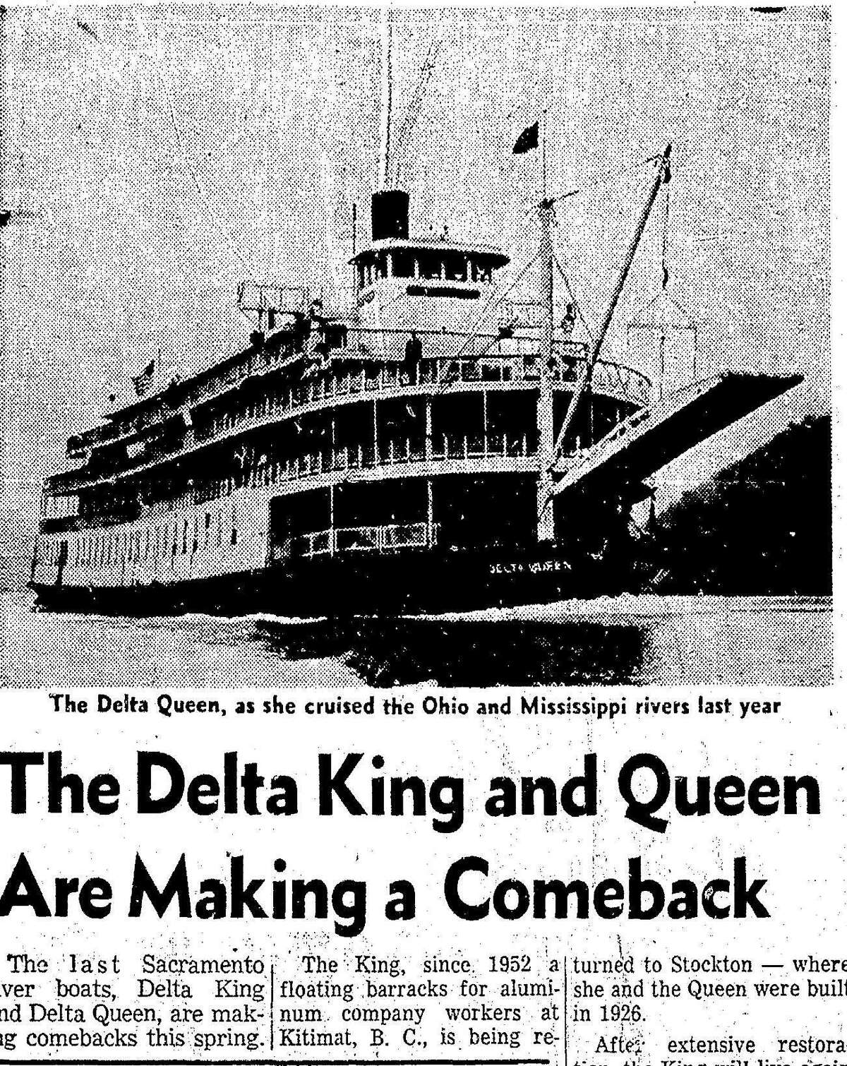 How twin SF-to-Sacramento steamships’ histories diverged in fantastic ...