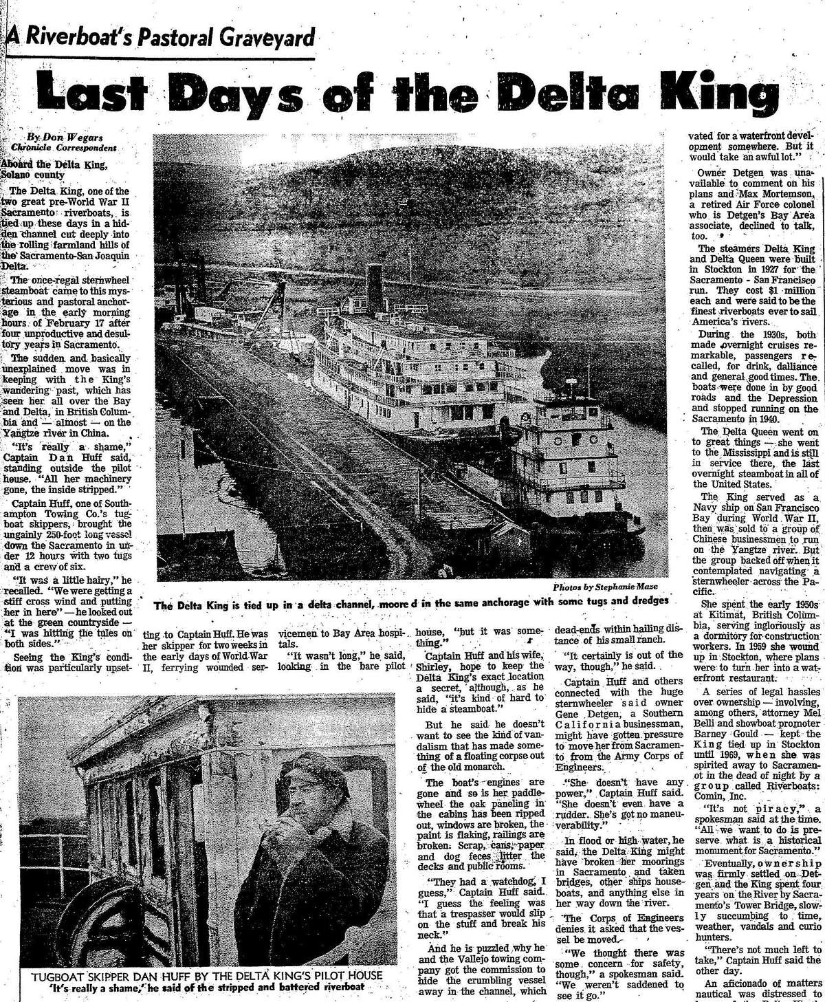 How twin SF-to-Sacramento steamships’ histories diverged in fantastic ...