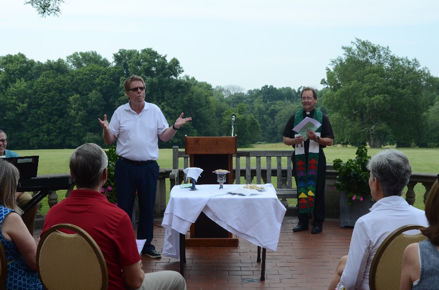 Joint worship service held at Waveny House