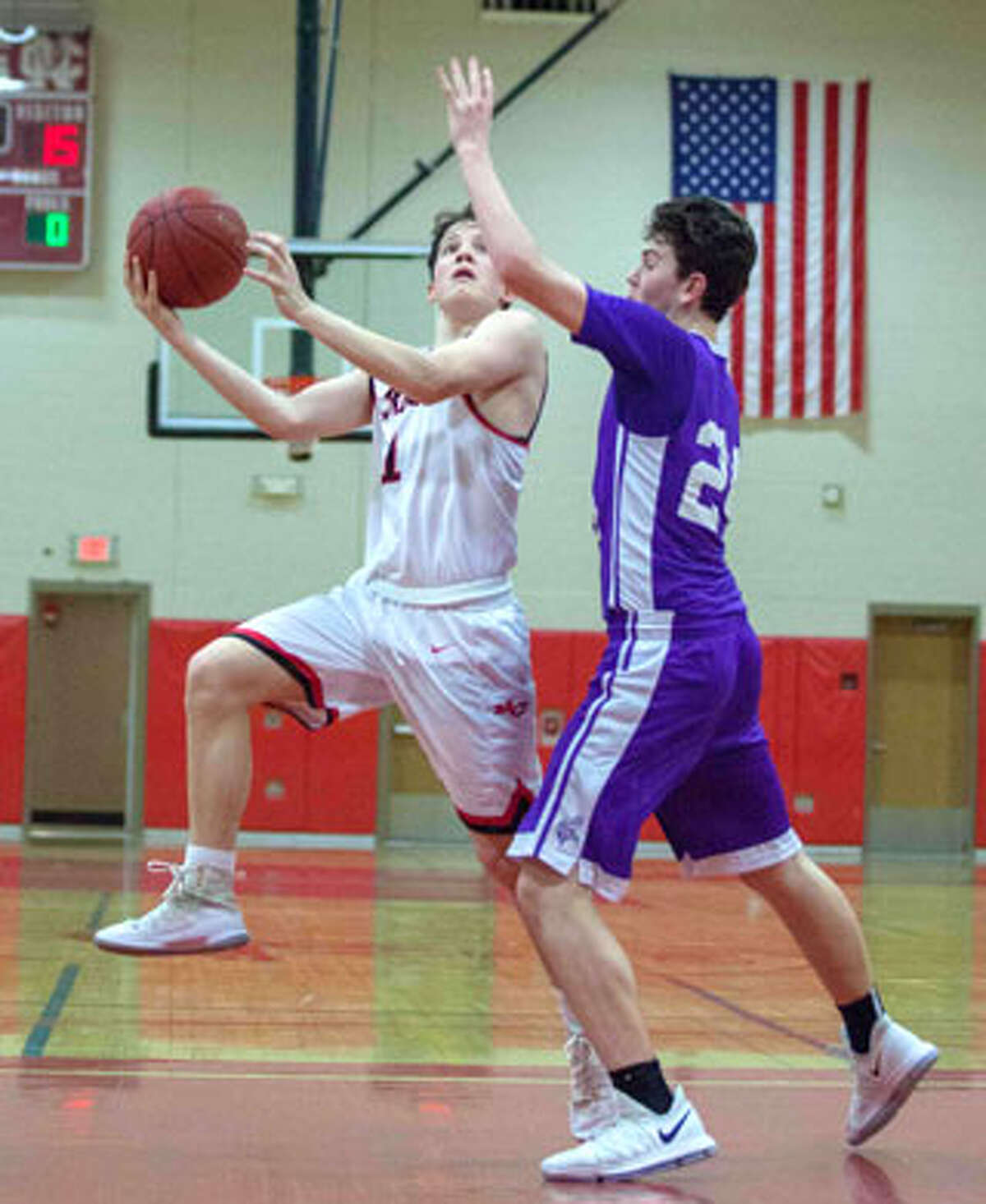 New Canaan basketball ends season with Senior Night win over Westhill