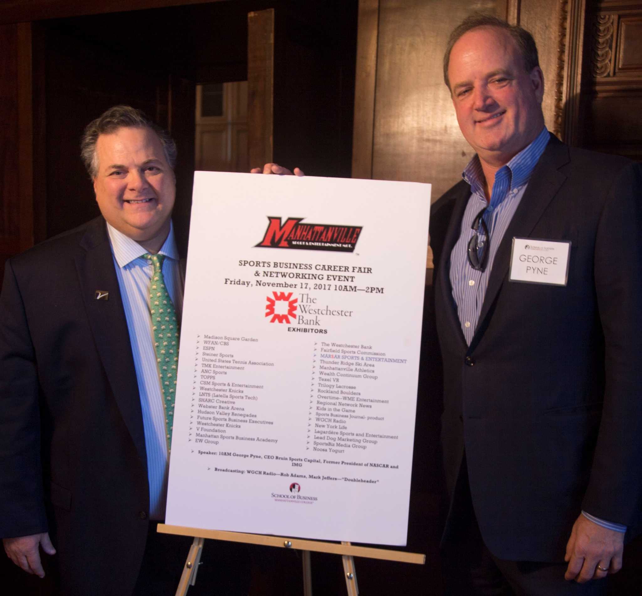 Local sports leaders bring career fair to Manhattanville