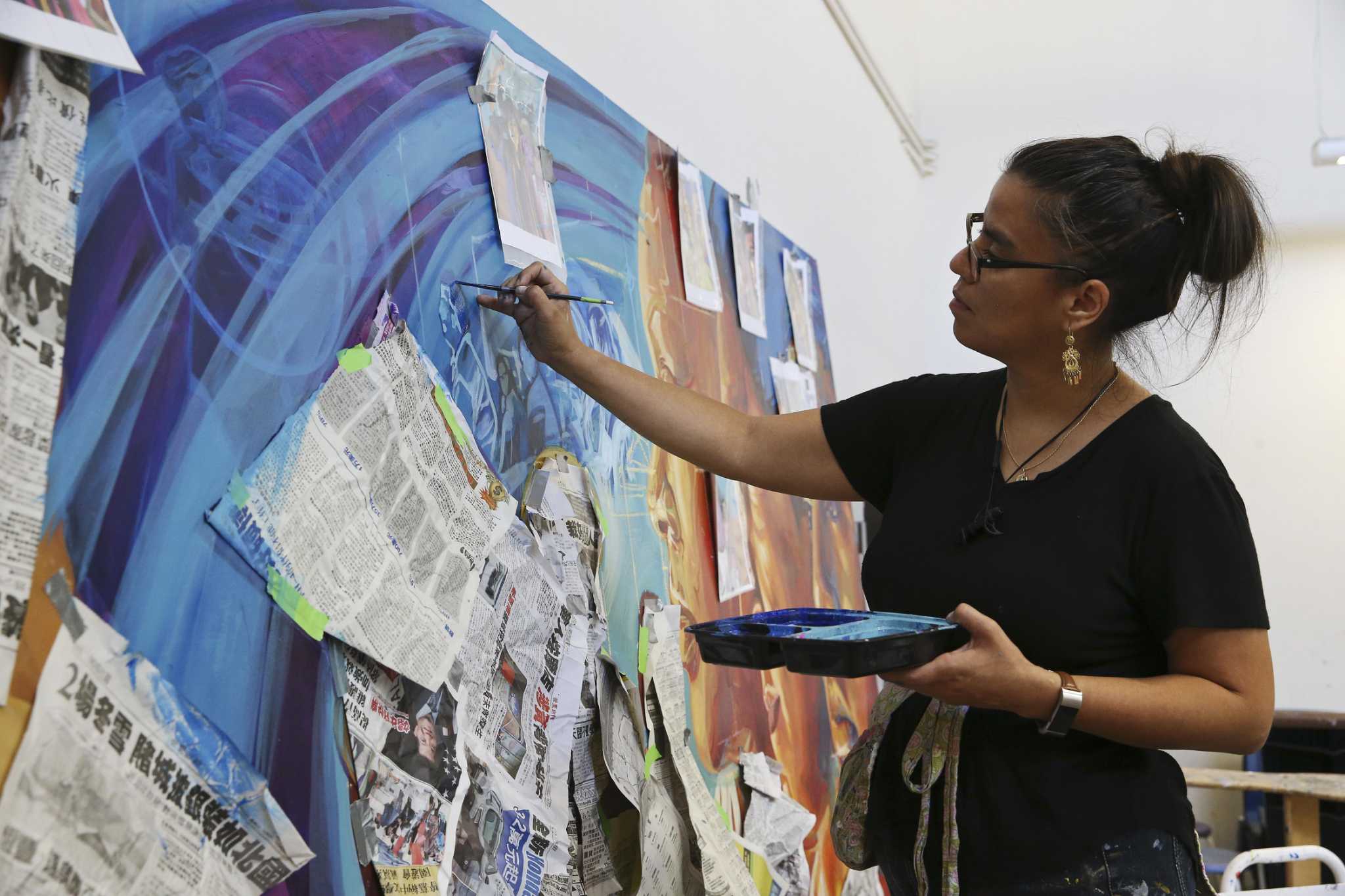 Northwest Vista College mural inspired by fight for educational equity