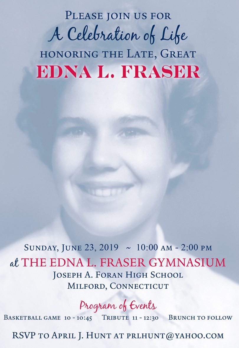 Celebration of Life and Tribute to Edna Fraser on Sunday