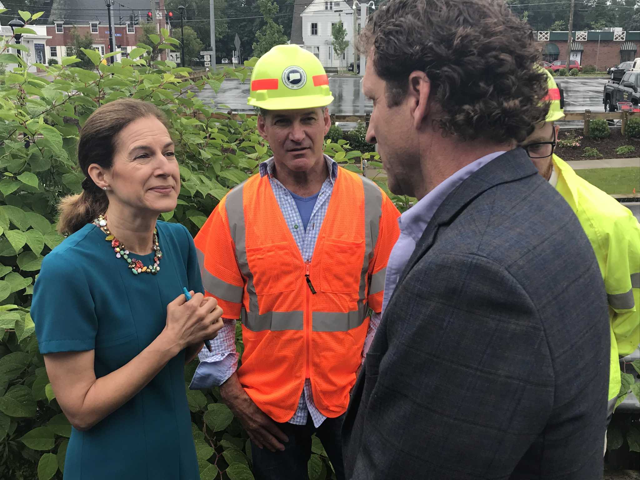 Officials break ground on improvement project at Shore Line East ...