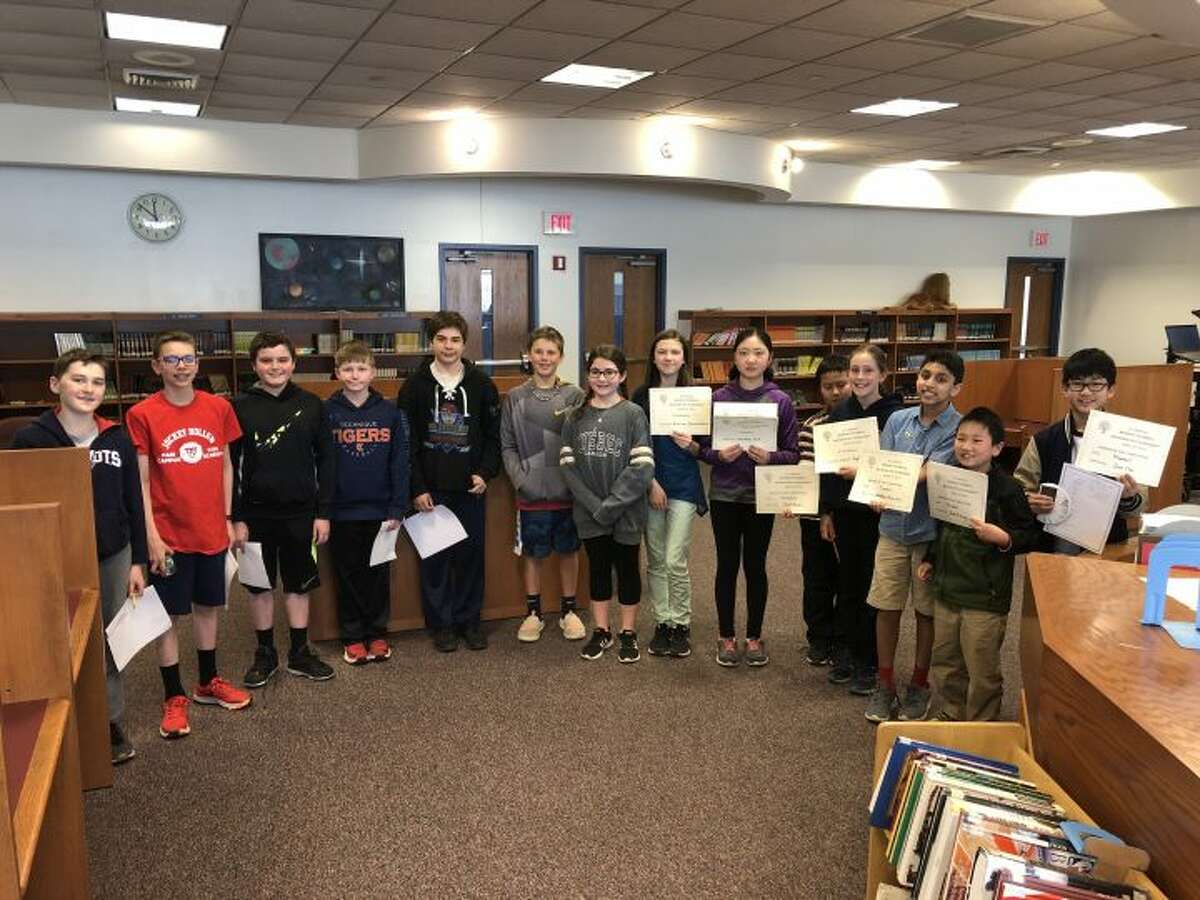 Middle school students compete in mathematics competition