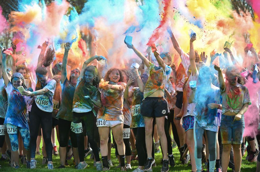 Wilton middle school and the running of the colors