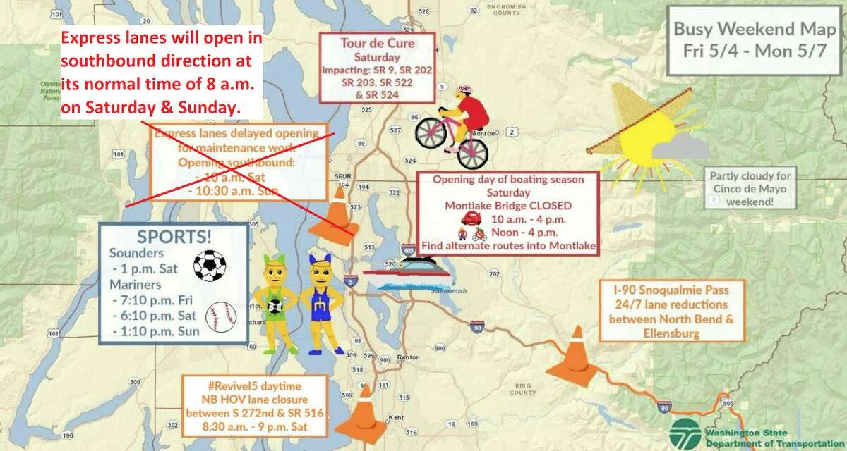 'Take your crayon to work': WSDOT's MS Paint maps return for Seattle ...
