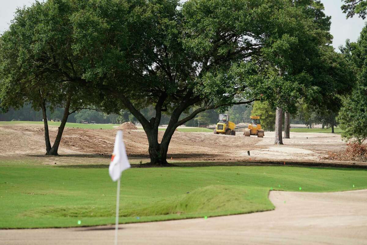 The new Memorial Park Golf Course taking shape