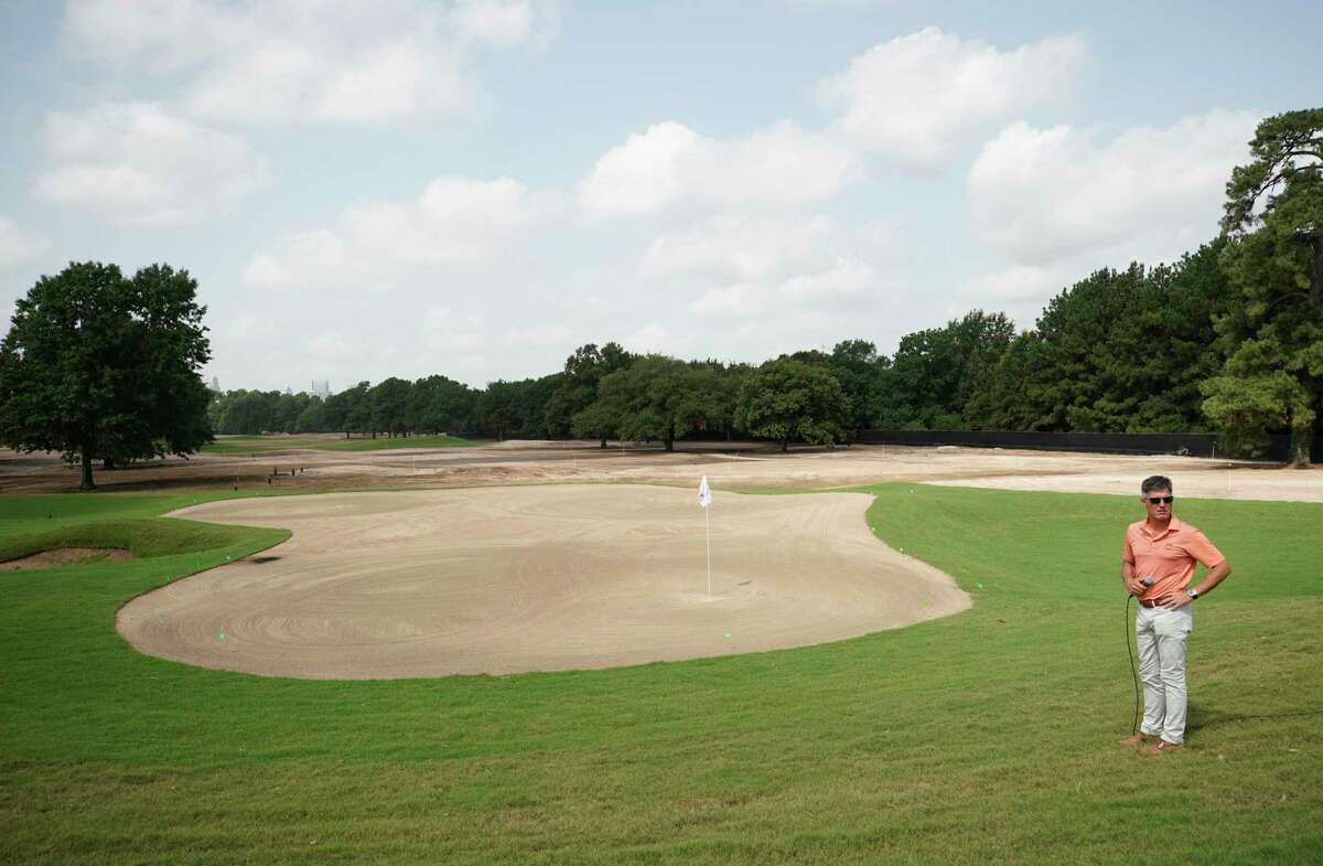 The new Memorial Park Golf Course taking shape