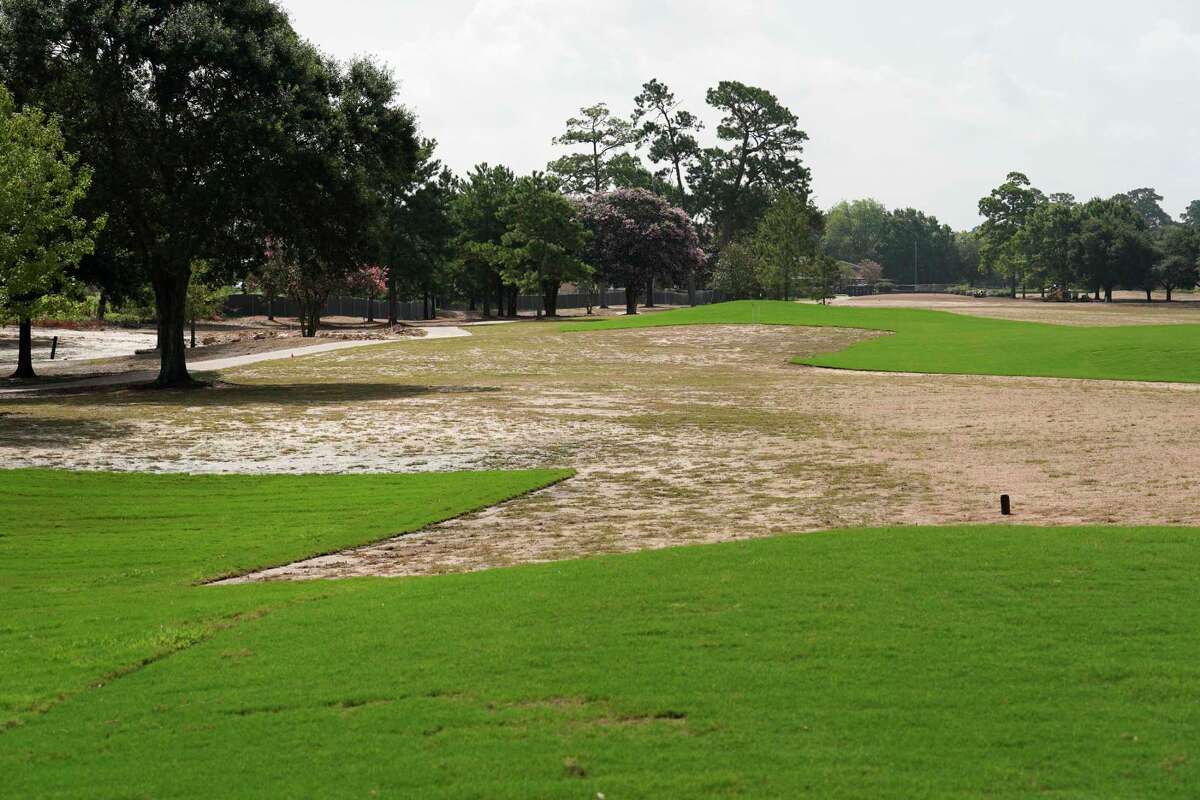 The new Memorial Park Golf Course taking shape