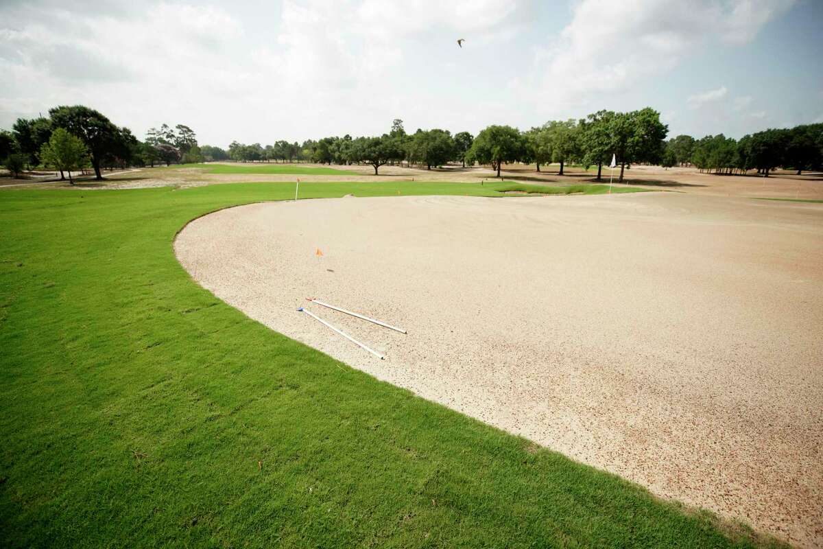 The new Memorial Park Golf Course taking shape