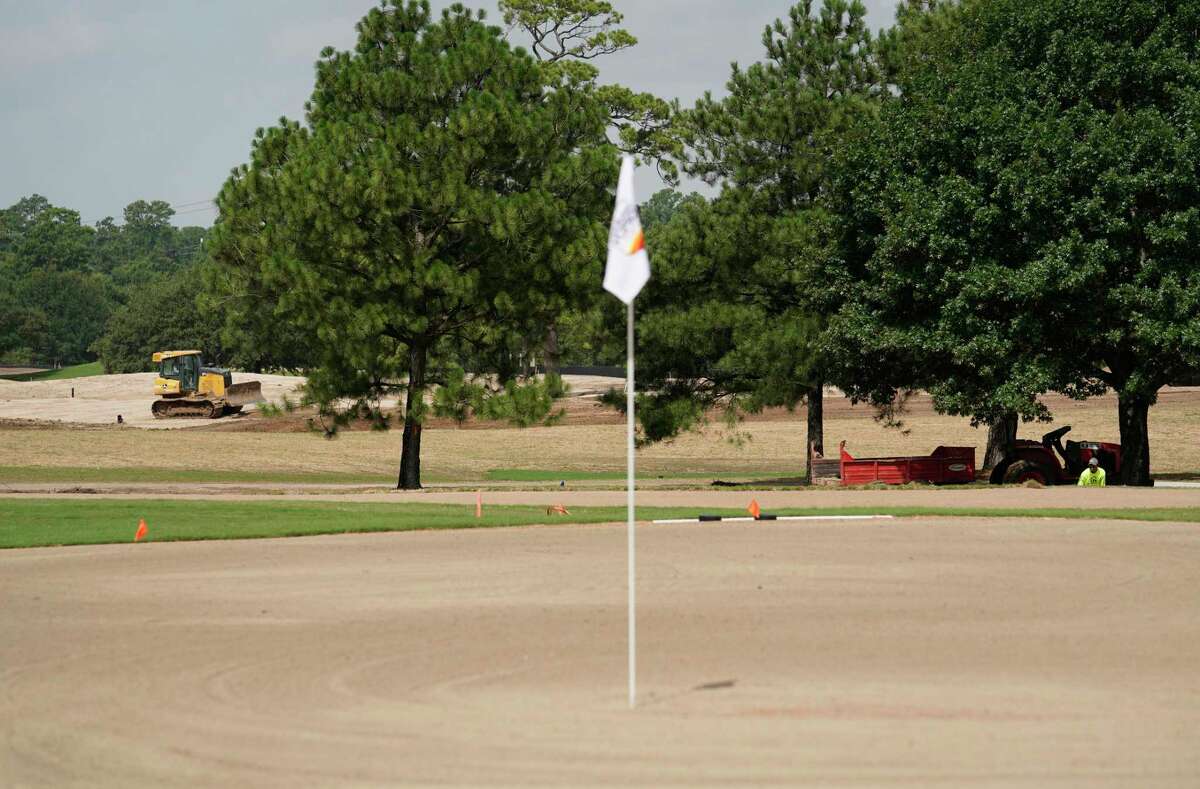 The new Memorial Park Golf Course taking shape