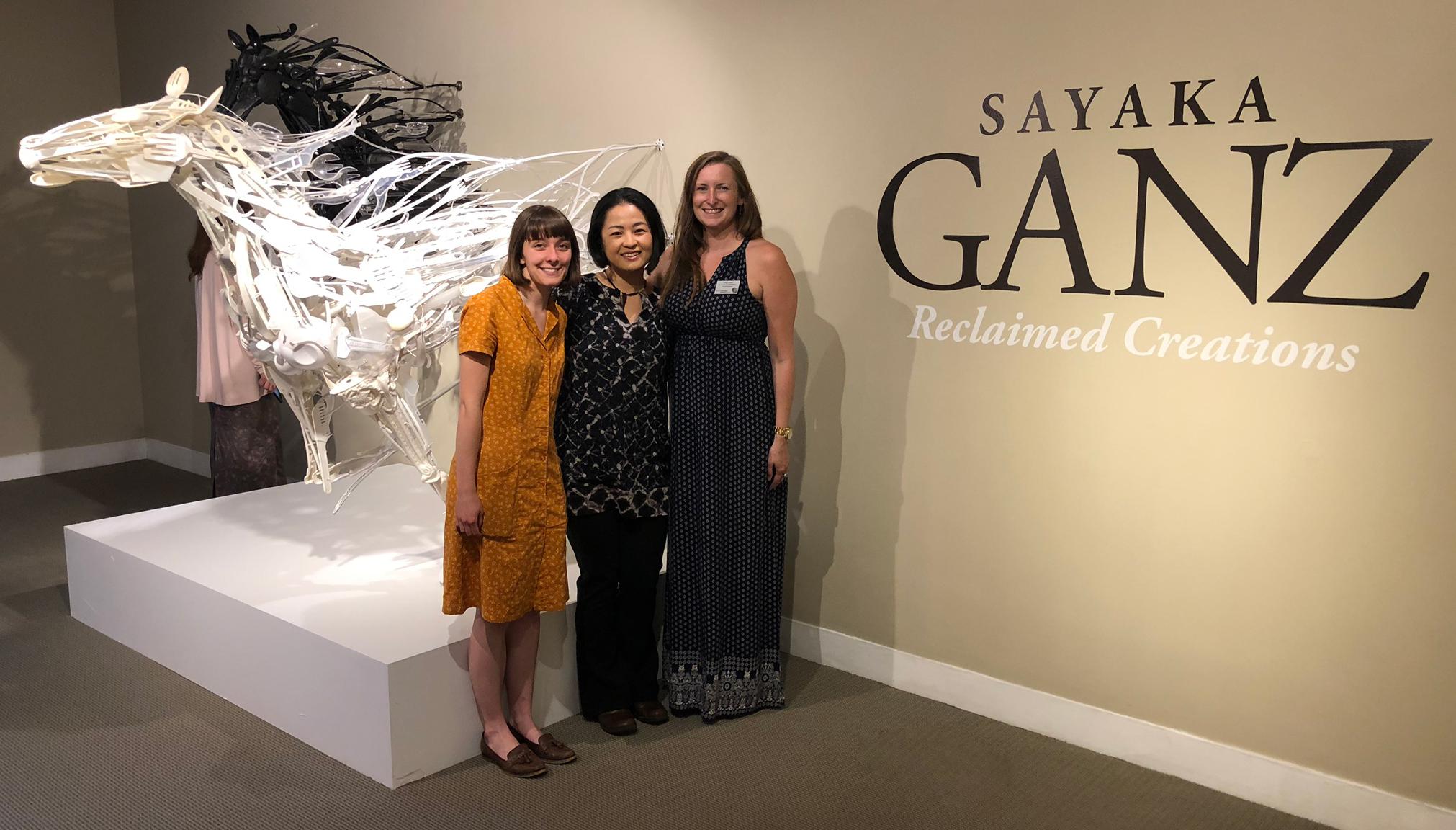 Artist Sayaka Ganz joins community for Stamford exhibit opening