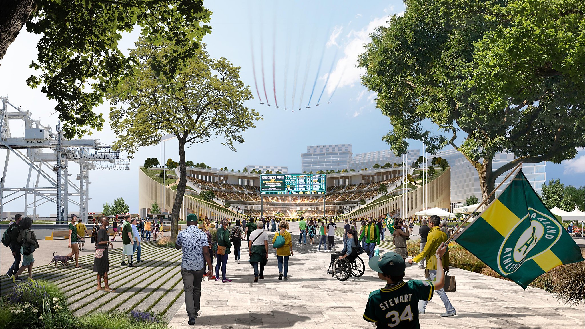 For all the talk of a pedestrian-friendly new A’s stadium, fans ...