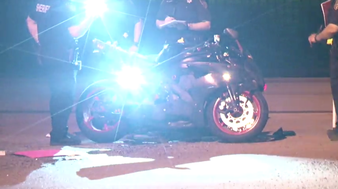 Motorcycle driver killed in collision after driving without lights on