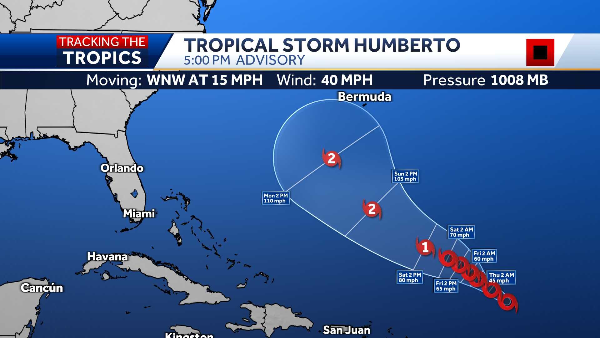 Tracking Tropical Storm Lee: The latest maps, models and paths