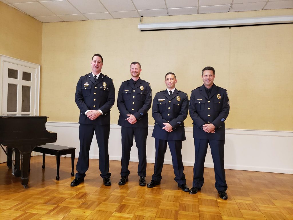 Promotion ceremony honors Darien police officers