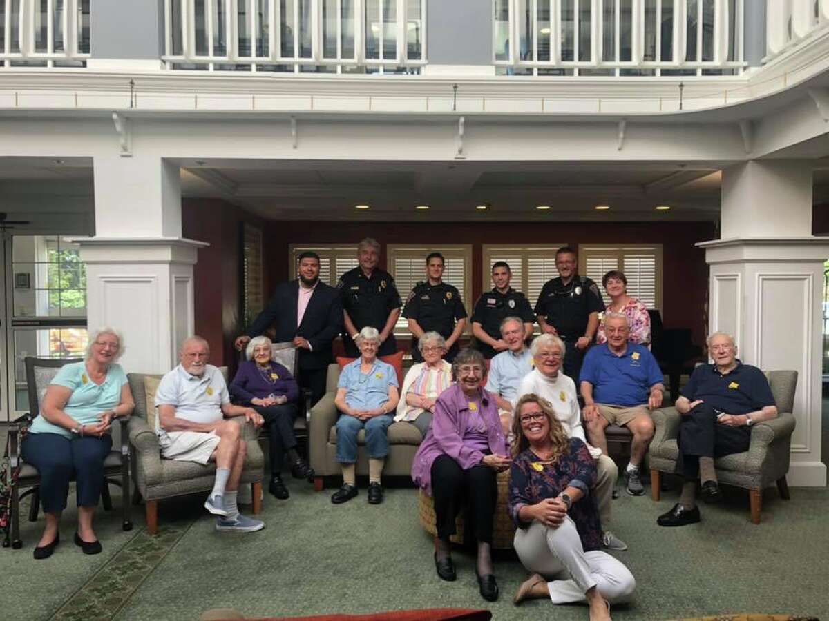 Cops converge on Crosby Commons