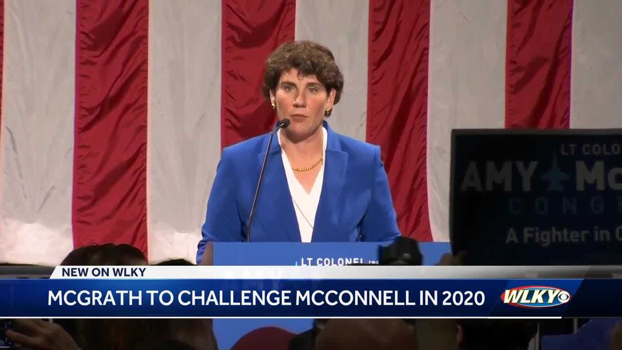 Former Marine Amy McGrath announces bid to take on Sen. Mitch McConnell