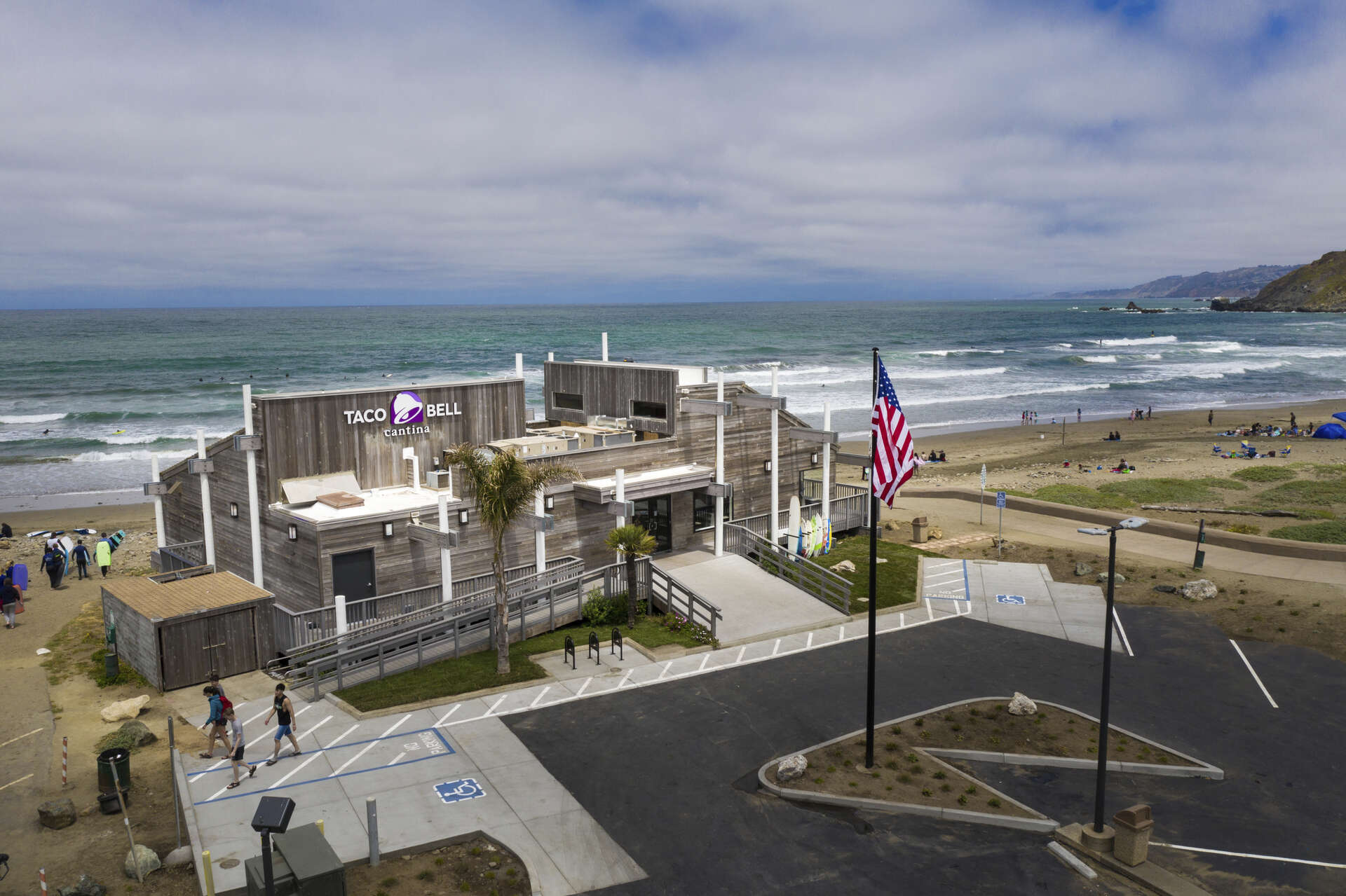 Pacifica’s scenic Taco Bell reopening as a boozy Taco Bell Cantina