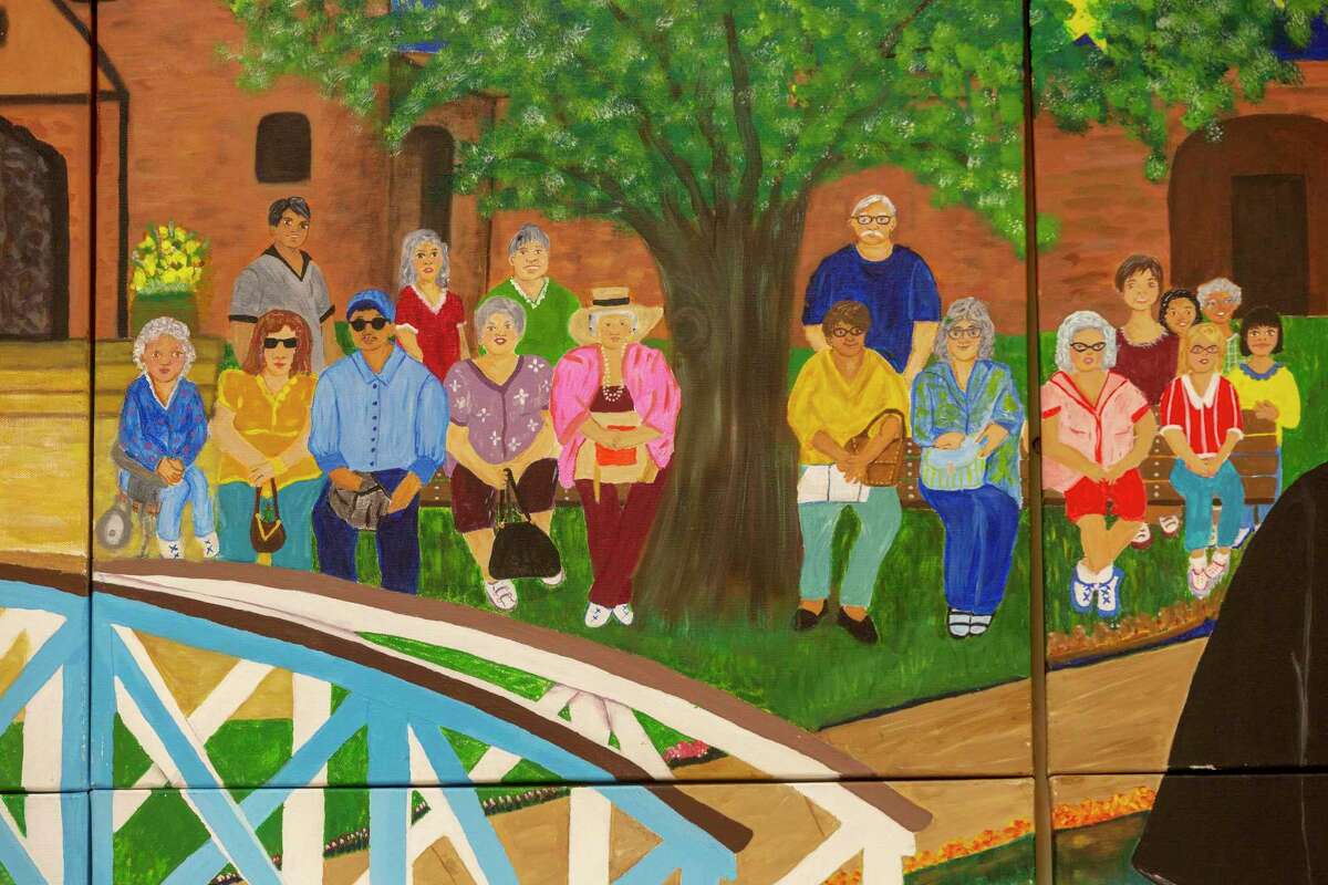 South Side senior center mural a trip through time, San Antonio style