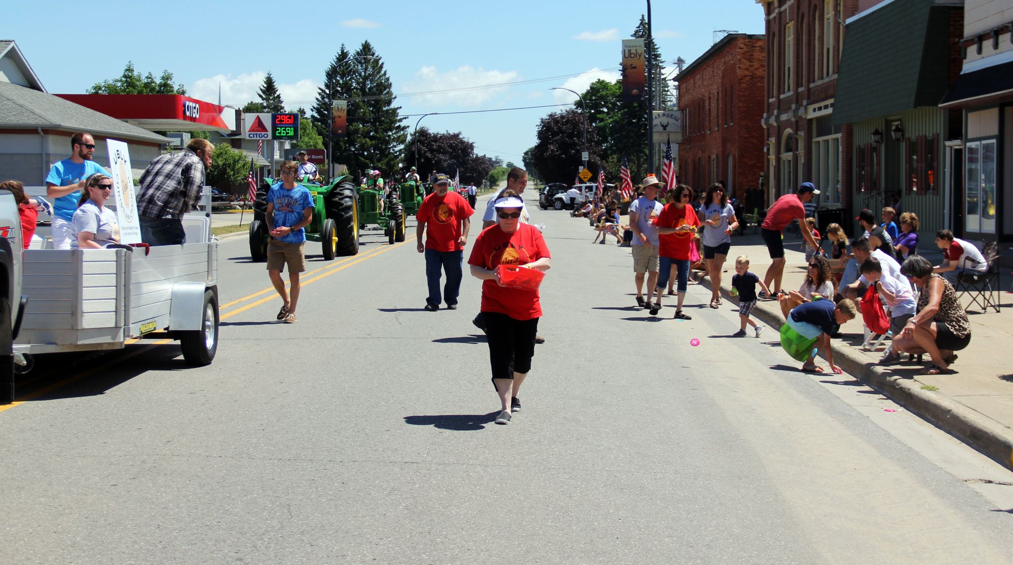 Grand parade in Ubly
