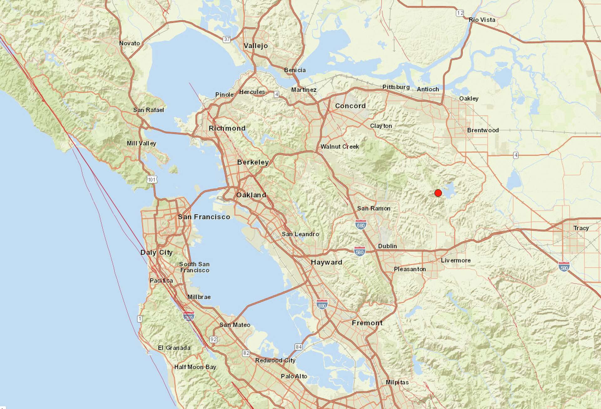 Magnitude 4.3 earthquake widely felt around San Francisco Bay Area
