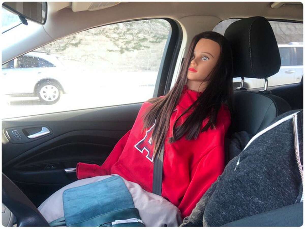 See the dummy a Bay Area motorist put in front seat to cheat carpool lane