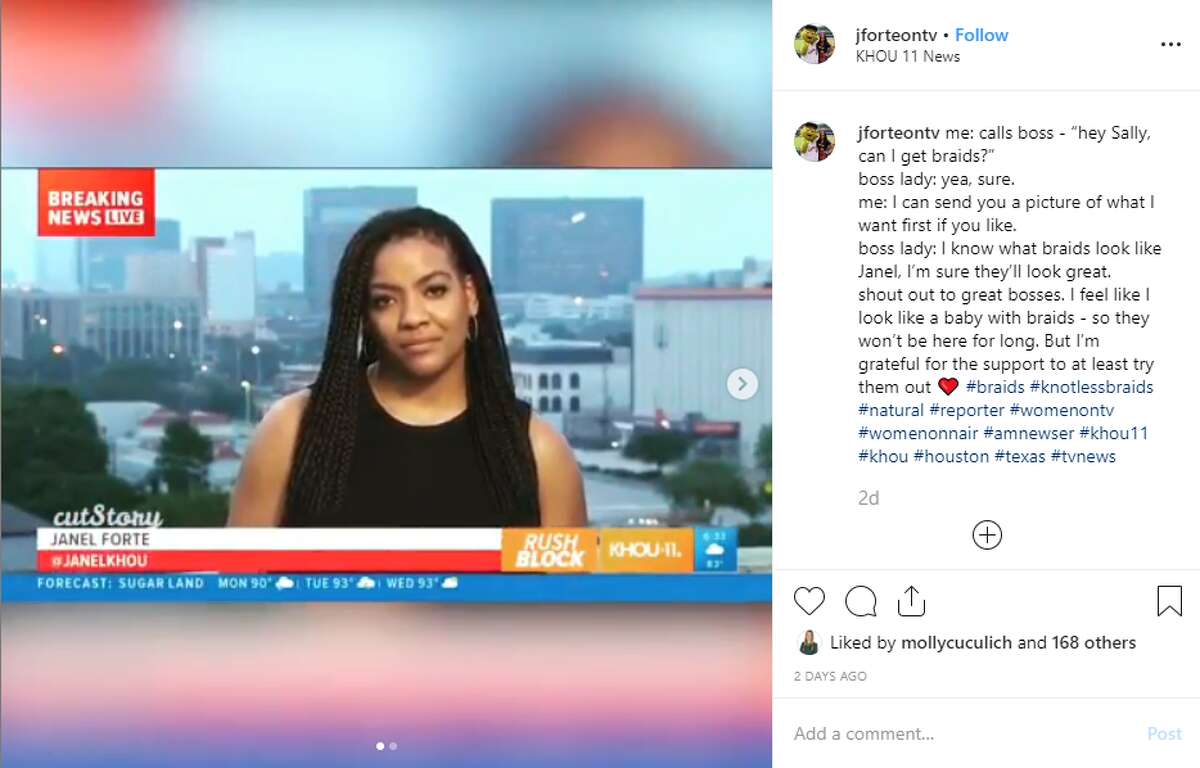 KHOU reporter gets the go-ahead from news director to wear braids, gives boss huge social shout out