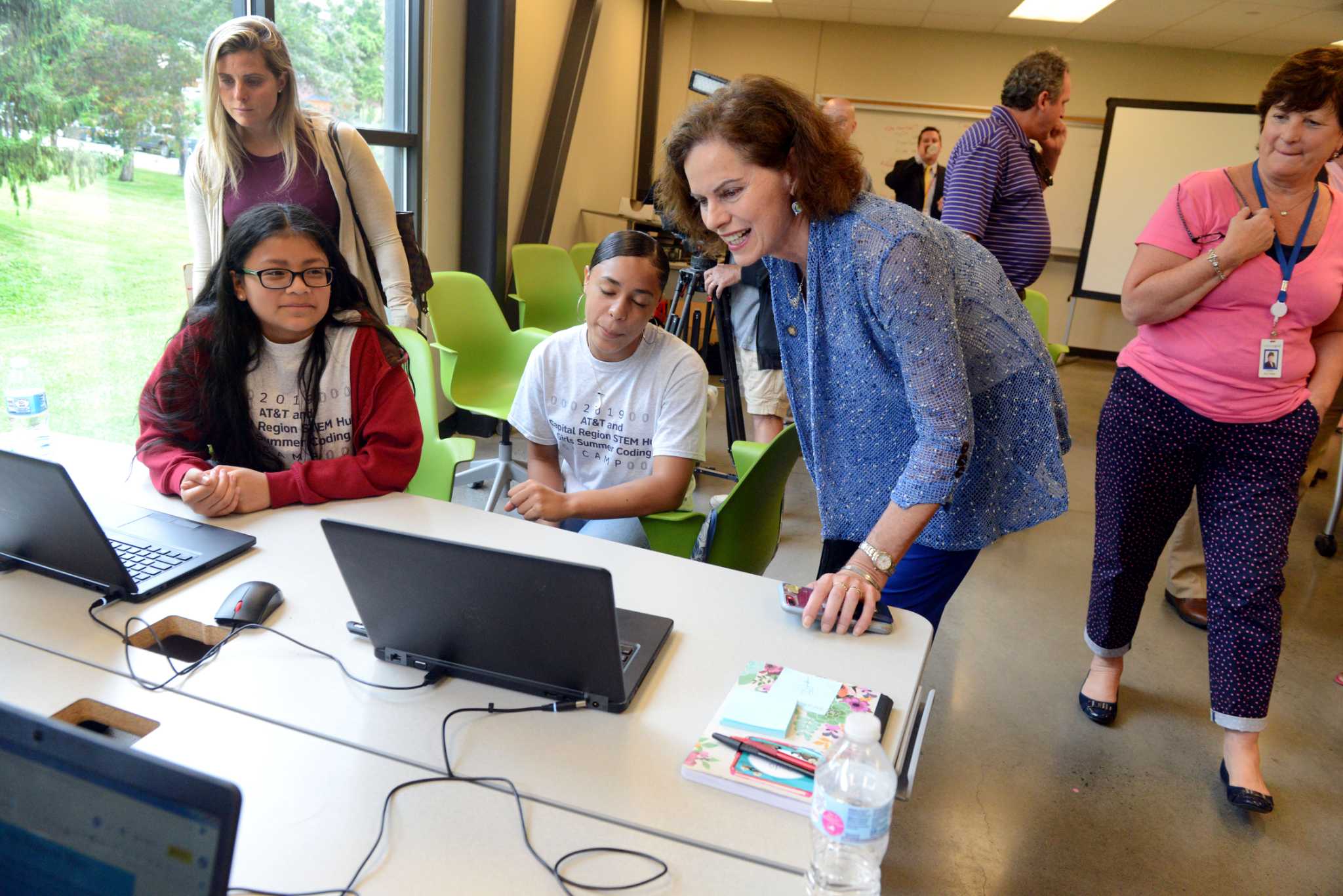 Albany girls learn software coding at South End camp