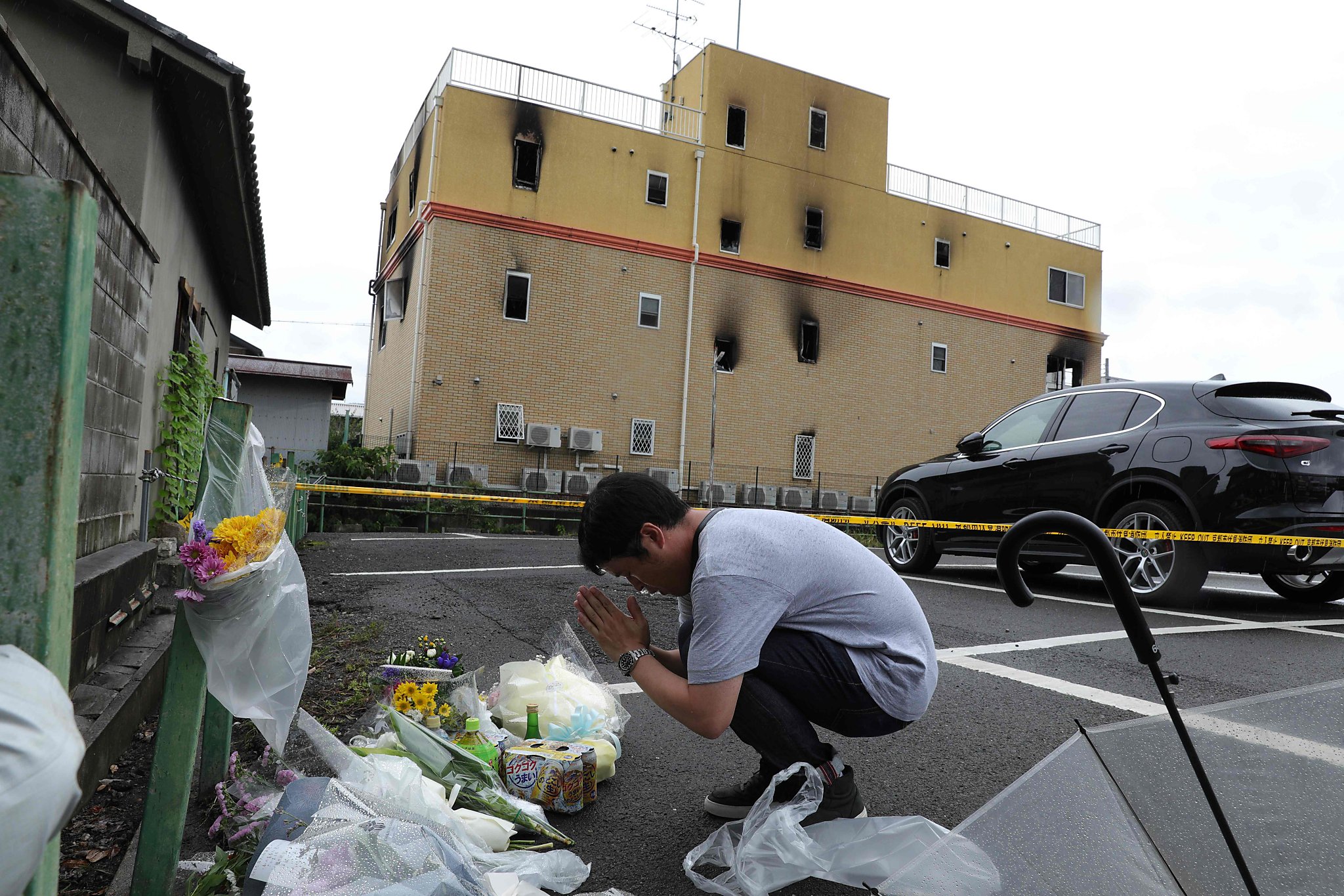 Witnesses say suspect in Japan arson fire held grudge against studio