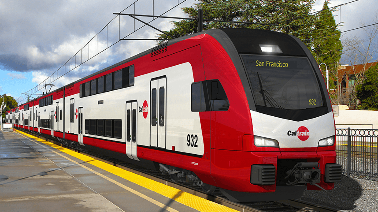 Why do the new Caltrains have floating doors raised 4-feet off the ground?