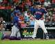 Michael Brantley homers twice, Astros hang on to sweep Rangers