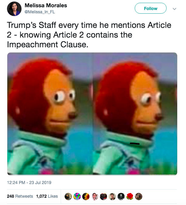 Article 2 trends on Twitter as people react to Trump's false claims ...