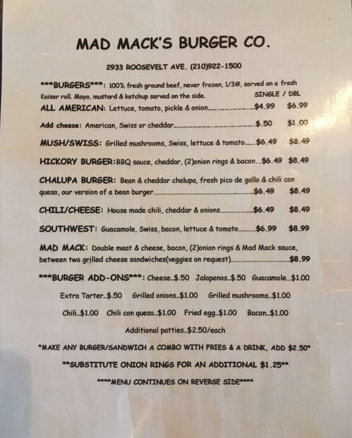 52 Weeks of Burgers: Mad Mack’s Burger Co.